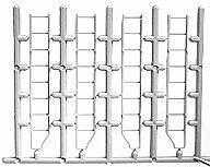Tichy Trains 3076 HO Scale Freight Car Ladders pkg(16) -- Welded Steel ...