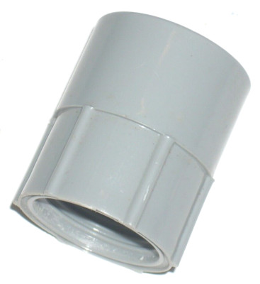 Gray PVC 3/4 in NPT Female Adapter Threaded Sch 40 to 3/4 Female Smooth ...