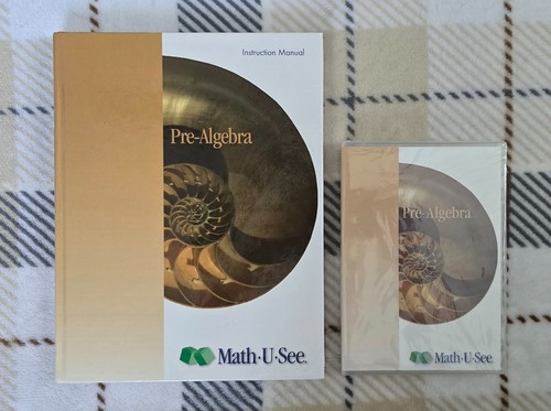 Pre Algebra Math U See Instruction Manual And DVD | eBay