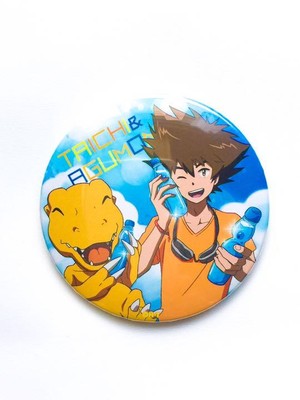Digimon Taichi & Agumon Badge LE 2017 DigiFest New Unused | eBay