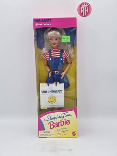 Mattel 1997 SHOPPING TIME BARBIE Doll #18230 WalMart Exclusive Special ...