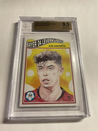 2019 Kai Havertz BGS 9.5 Topps Living UEFA Champions League Rookie RC ...