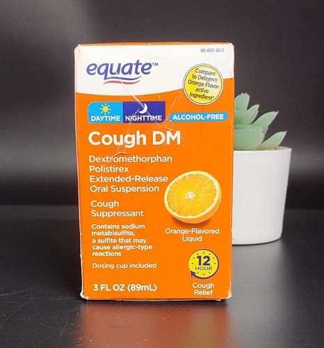 EQUATE+Orange-flavored+Liquid+Cough+Suppressant+3+FL+Oz for sale online ...