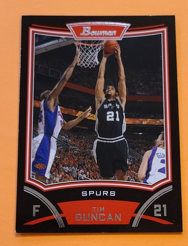 2008 Bowman #21 Tim Duncan EXMT | eBay