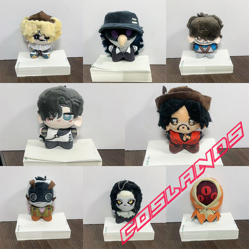 10cm Identity Ⅴ Axe Boy Robbie White Plush Doll Anime Plushie Pendants ...