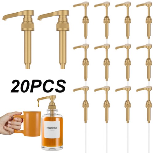 10Pcs 750ML Syrup Pump Liquid Dispenser Coffee Tea Pumps for Sauces ...