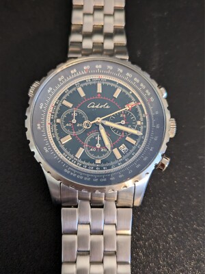 Cadola Volaron Chronograph Watch Inner Rotating Bezel 100M Pilots | eBay