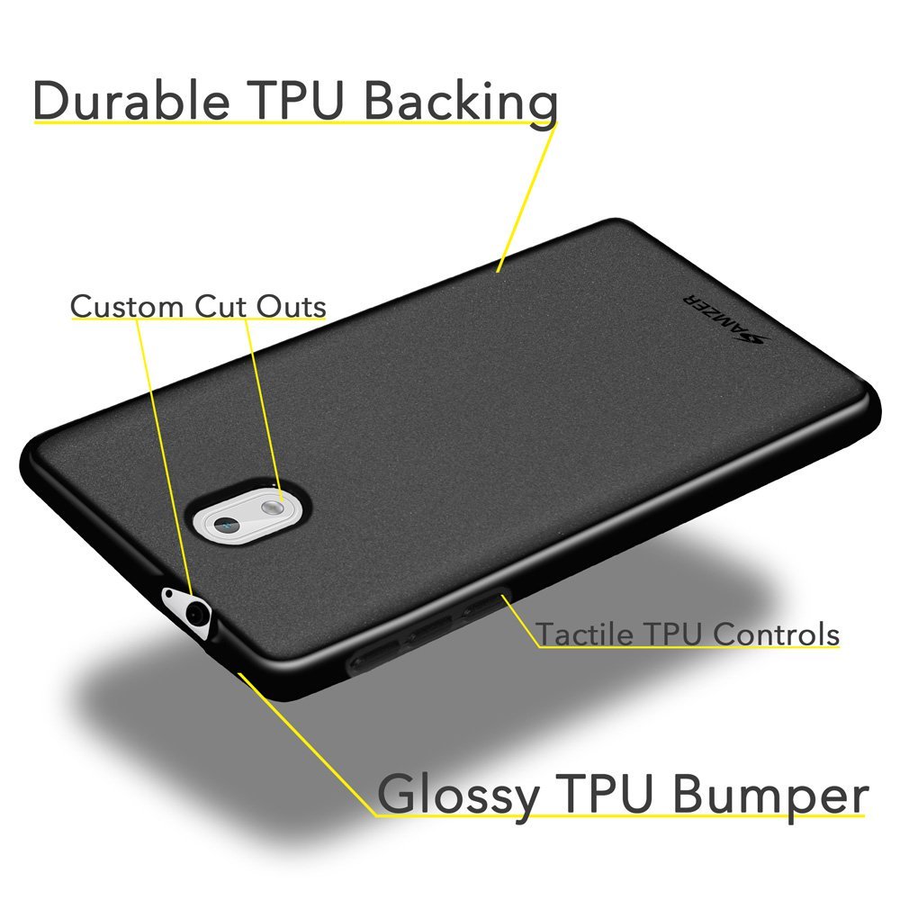 For Nokia 3 5 Ultra thin Protective TPU Soft Rubber Skin Slim Back Case ...