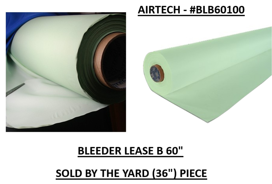 1 yd (36") Length Airtech #BLB60100 Bleeder Lease B Coated Peel Ply ...