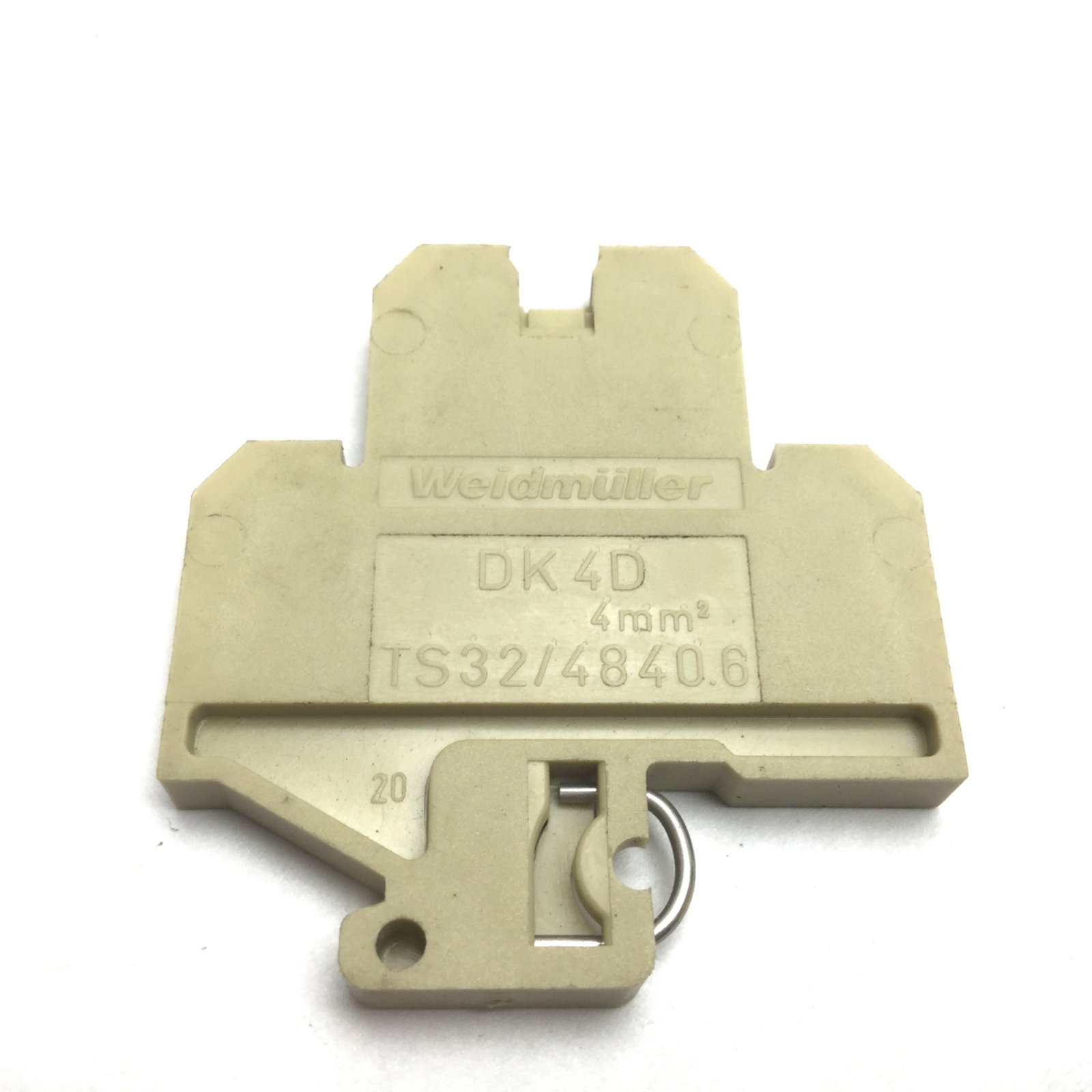 Lot of 6 Weidmuller DK4D Diode Terminal Block, Beige, 380V 10A, 22 ...