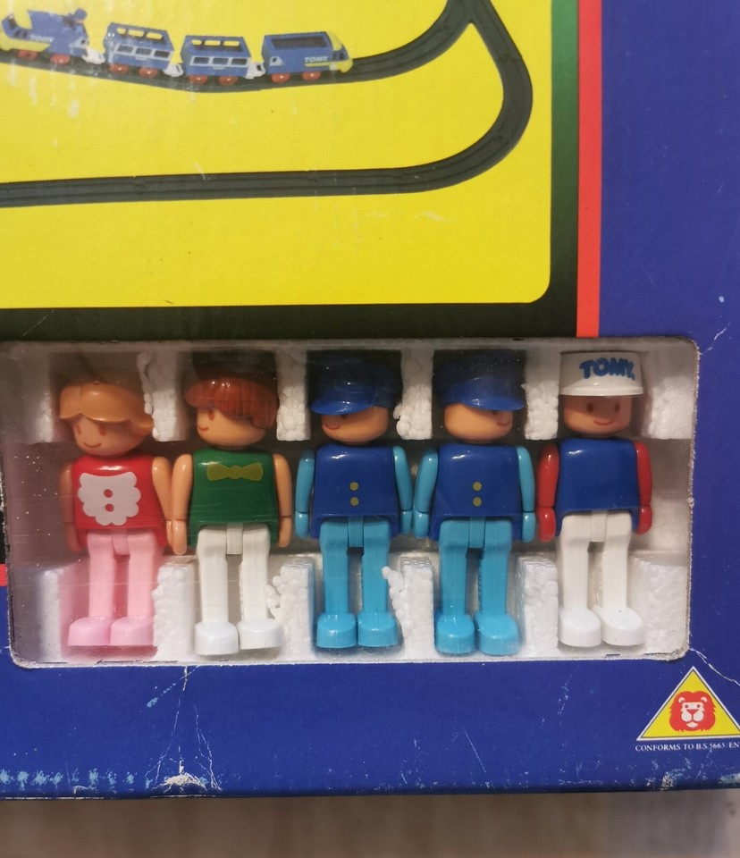 Vintage TOMY Train Set, 5 Trains, 1988 Brand New In Box, 5 TRACK ...