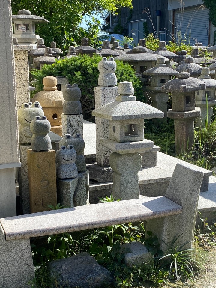 Small Granite Stone Lantern Tourou Japan Japanese Garden Ornament ...