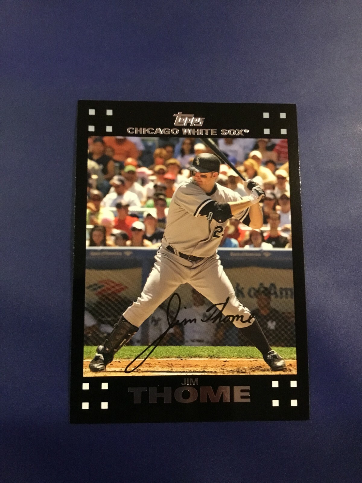 2007 Topps # 481 JIM THOME Chicago White Sox Set Break MINT | eBay