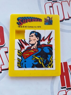 Vintage Superman Slide Puzzle 1978 DC Comics Neal Adams Art! | eBay