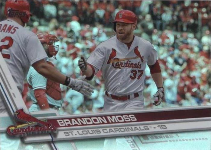 2017 Topps - Brandon Moss #89 Rainbow Foil for sale online | eBay