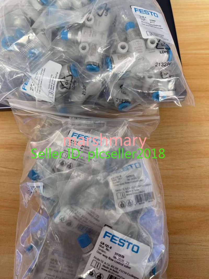 1pc NEW FESTO GR-QS-8 193970 Throttle Valve Gas Connector GRQS8 | eBay