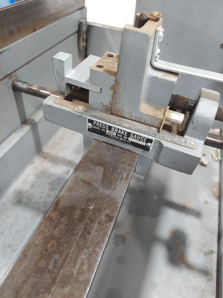 BANTAM PNEUMATIC PRESS BRAKE MACHINE SHOP SHEET METAL FAB B512 12 TON ...