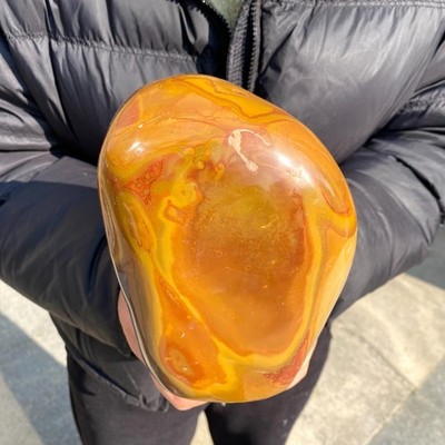 3.9LB Natural Polychrome Ocean Landscape Jasper Stone Mineral Display ...