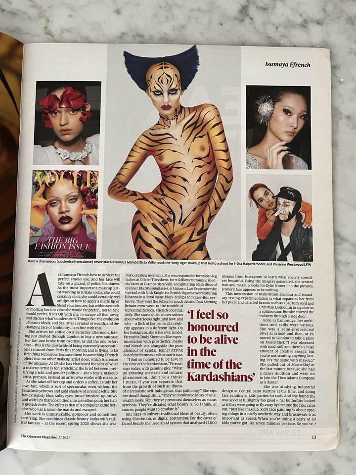 THE OBSERVER MAGAZINE 2020 - ISAMAYA FFRENCH | eBay Australia