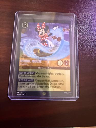 Minnie Mouse - Storyteller - 31/204 - Cold Foil Lorcana Archazia's ...
