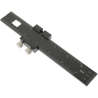 Woodworking Ruler Metal Measuring Construction Adjustable Sliding Ruler ...