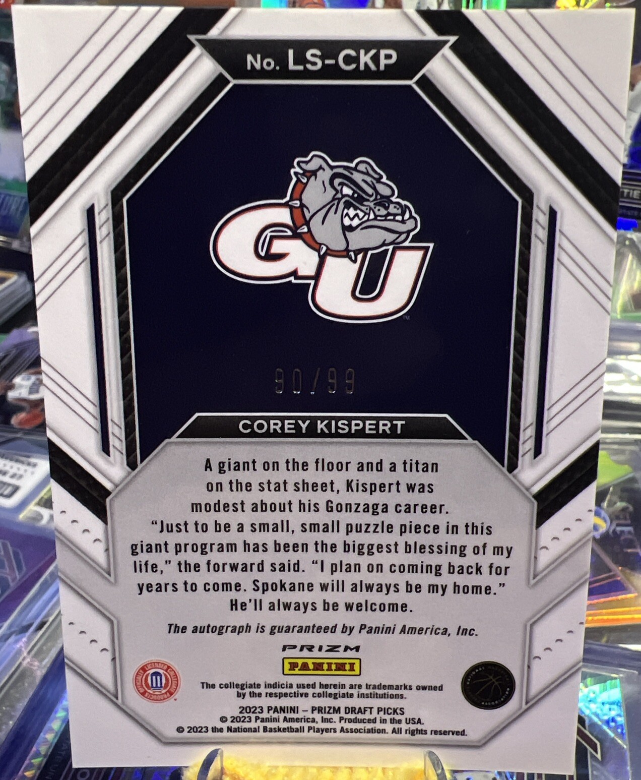 2023 panini prizm draft picks legacy signatures Purple ice corey ...