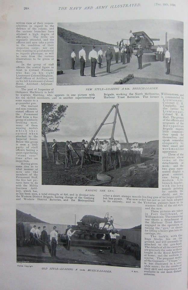 1898 BOER WAR ERA PRINT ~ COLONIAL FORCES AUSTRALIA CAPTAIN HARDING ...