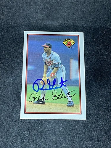 Ron Gant 1989 Bowman #274 Atlanta Braves Reds Auto Autographed Signed ...