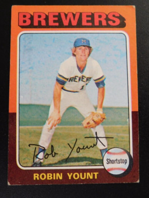 1975 topps card # 223 robin yount rookie hall of fame soft corners | eBay