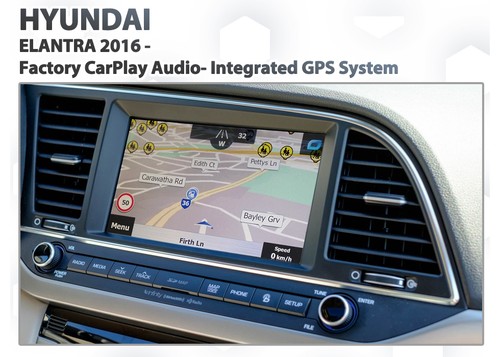 Hyundai Elantra 2016+ Built-in GPS mobile free Navigation latest Map ...