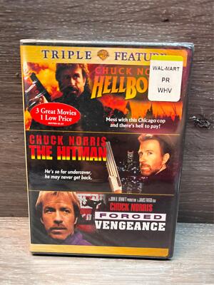 Chuck Norris Triple Feature DVD Movie Set Hellbound The Hitman Forced Vengeance | eBay