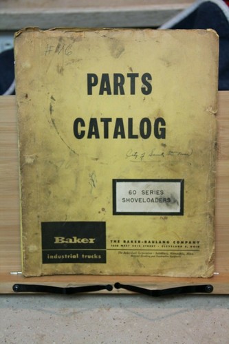 Catalog Parts Baker-Rauling Lull 60 Series Shoveloaders April 1954 ...