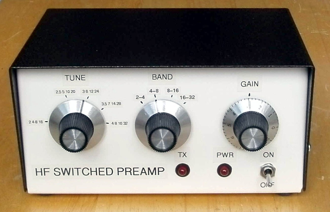 Preamp, HF Switched Tuneable 1.8-30MHz. For TX power to 150W. Made in ...