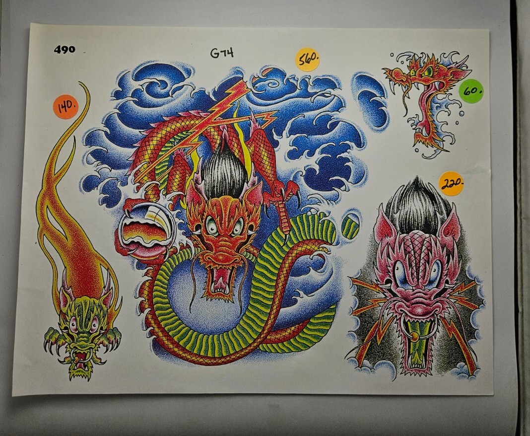 Traditional Japanese Dragon Flash