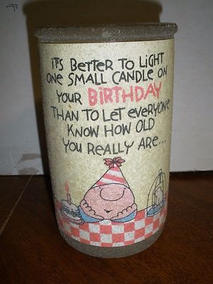 NEW Guild House Candle frosted Ziggy Vintage 5" tall | eBay