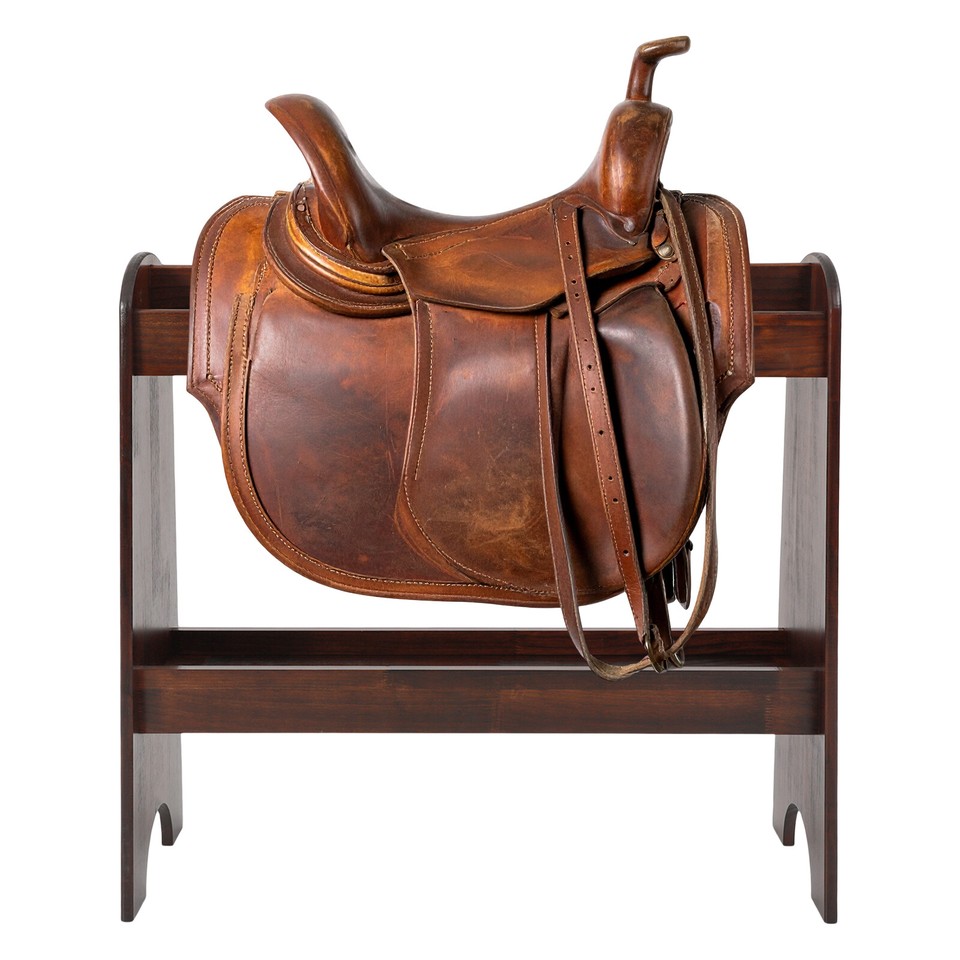 Saddle Rack w/ Shelf Ideal Saddle Stand for Horse Gear and Horse Tack ...