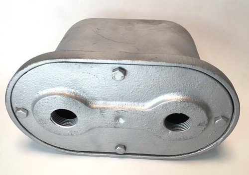 OZ GEDNEY YBW-15 CAST IRON WATERTIGHT ABOVE GROUND CONNECTOR PULL BOX 3 ...