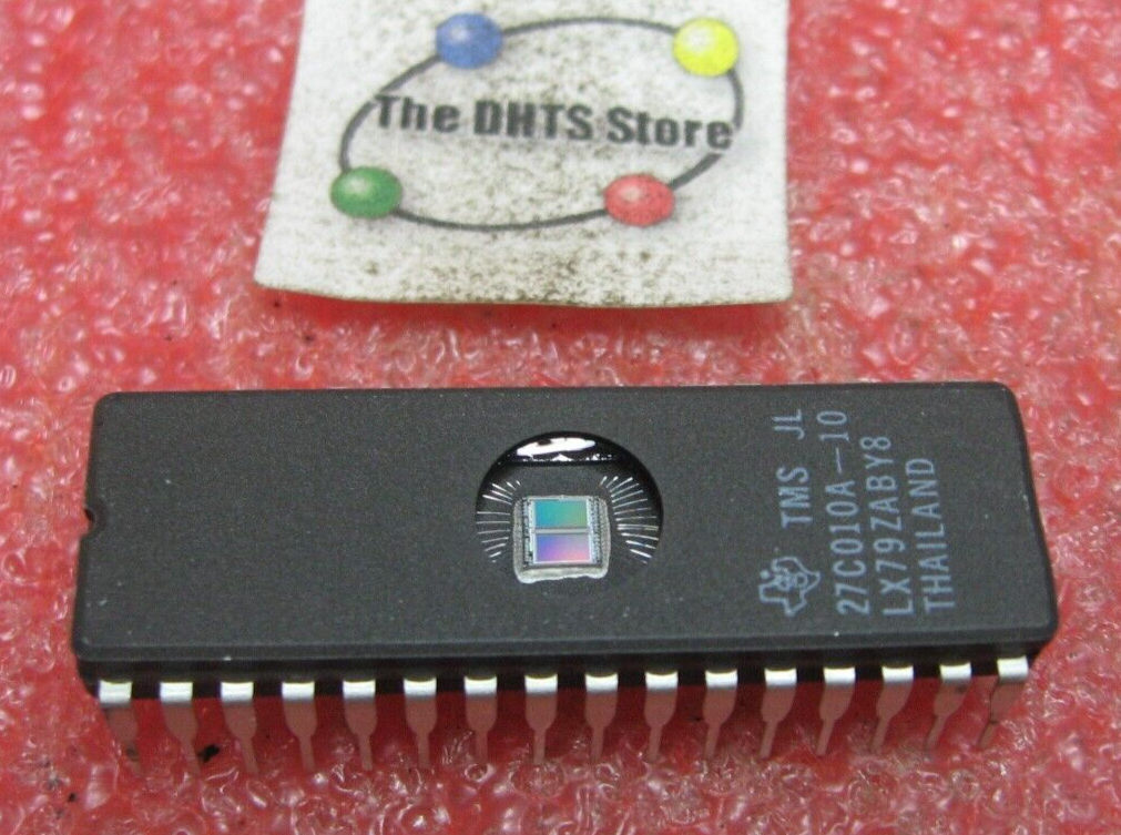 TMS-JL-27C010A-10 Texas Instruments EPROM IC Ceramic USED Socket Pull ...