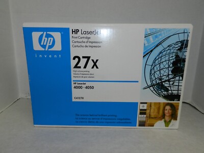 Genuine HP Laserjet 27X C4127X Toner Printing Cartridge 4000-4050 OEM ...