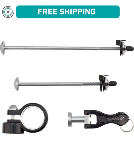 Pinhead 3-Pack Lockset: Wheel Skewer Set With Seatpost Lock Bicycle ...