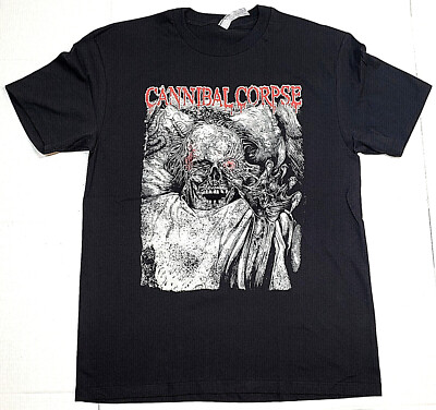 Cannibal Corpse T-shirt Rotting Corpse Death Metal Tee Men's 100% ...