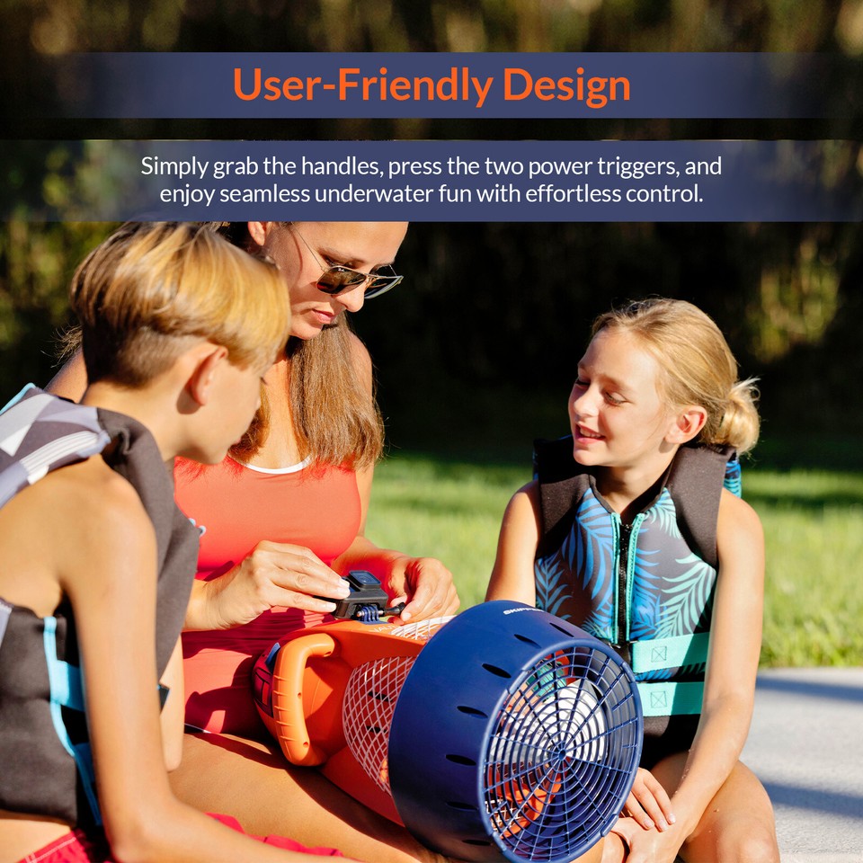 Skipper Underwater Scooter Seascooter with Action Camera Mount Swimming ...