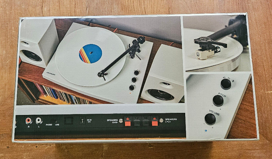 Crosley Bluetooth Turntable System with Speakers, T150C-WH, White | eBay