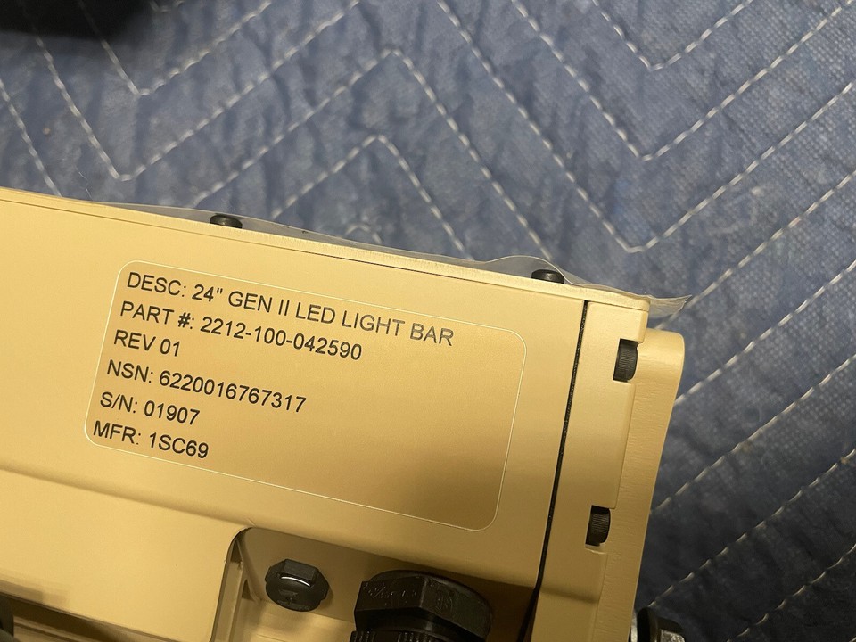 IBIS TEK LED Light Bar KIT w/ Motorized Search Lights MILITARY HMMWV ...