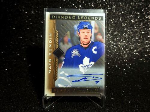 2021-22 UD BLACK DIAMOND LEGENDS MATS SUNDIN AUTO TORONTO MAPLE LEAFS 4 ...