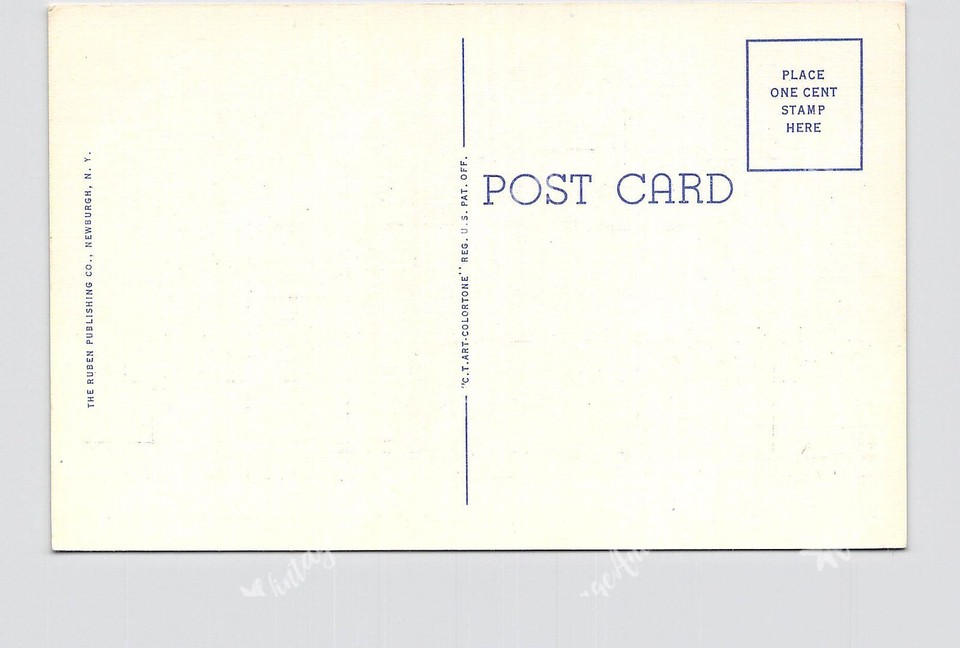 PPC Postcard NY New York Poughkeepsie Court House Exterior Street View ...