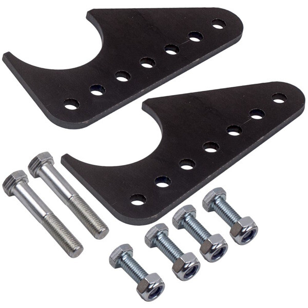 Universal Coil-Over Rear Lower Kit Adjustable Shock Mount Brackets ...