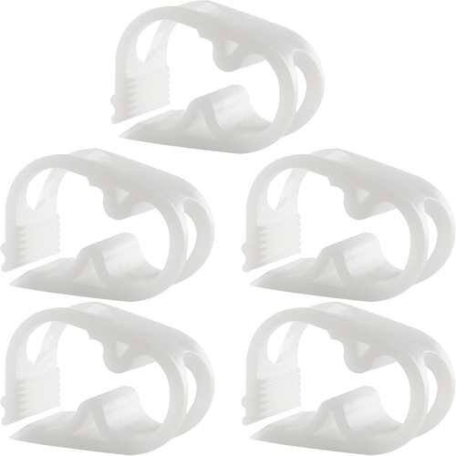 5 Pack Adjustable Plastic Tubing Clamps 1/4"–1/2" Hose Pinch Valve Flow ...
