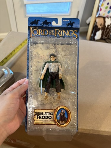 LOTR Return of the King Shelob Attack Frodo Action Figure Toy Biz | eBay