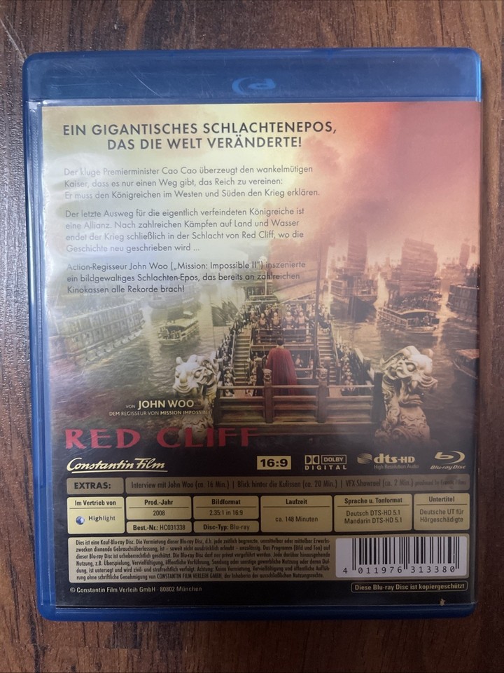 Blueray Red Cliff | eBay.de